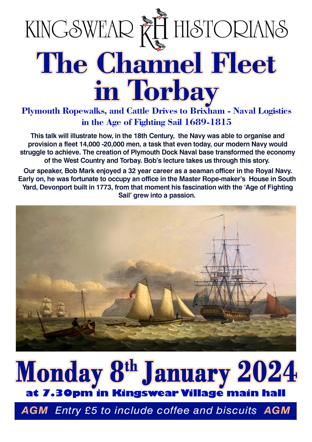 8th January 2024 – The Channel Fleet in Torbay – Kingswear Historians